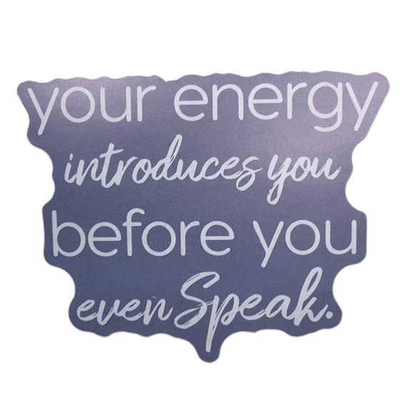 Accessories | Energy Vinyl Sticker | Poshmark
